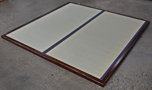 Blue Brocade Tatami Mat: Decorative Japanese Quality - Gold Coast