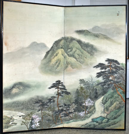 Spring in the Valley - Byobu | Stock#AT51